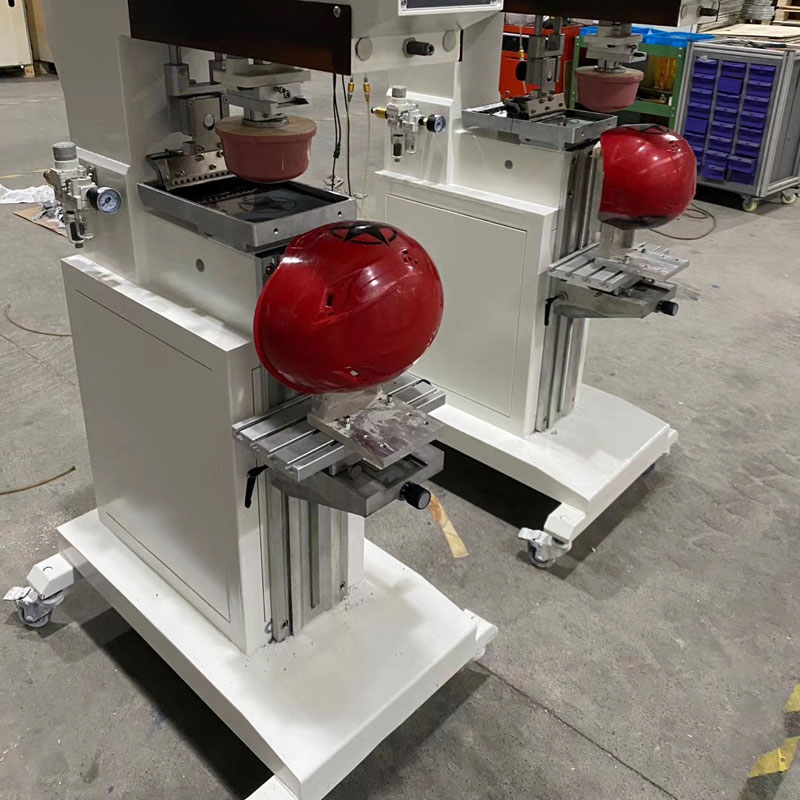 4 Color Helmet Logo Pad Printing Machine_Dongguan Hengxin Printing ...
